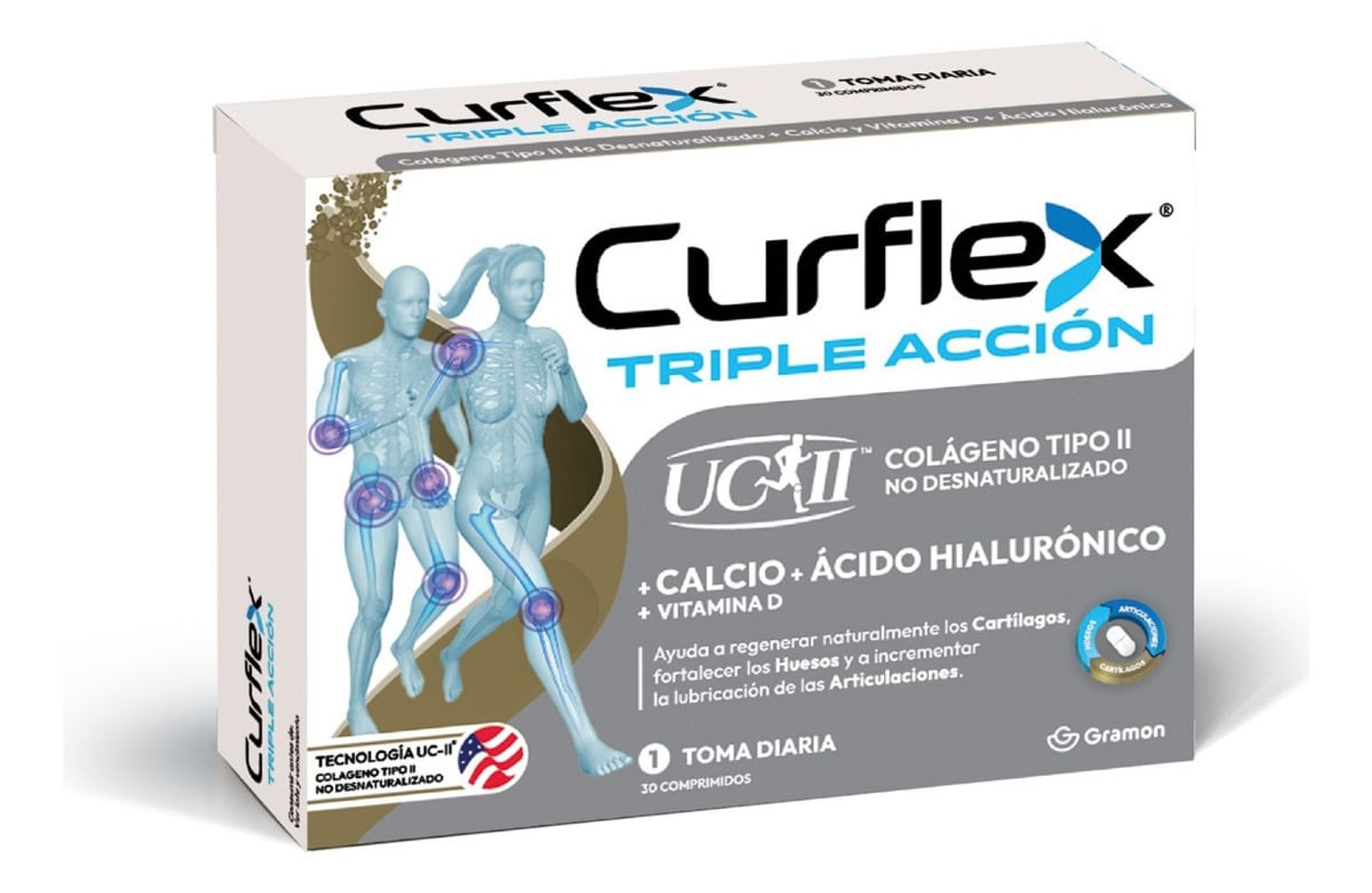 Curflex Suplemento Dietario Triple Acción x 30 comp