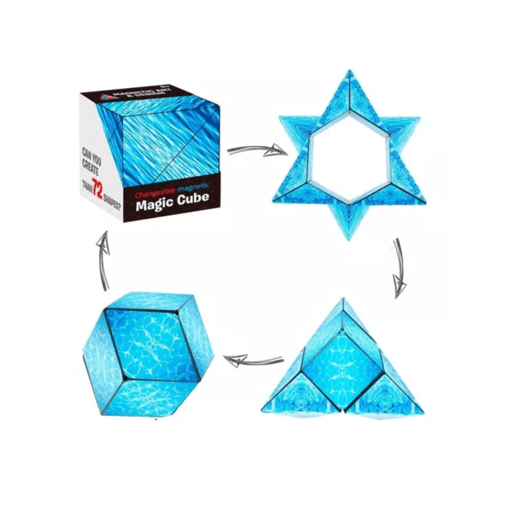 Magic Cube Changeable Magnetic Juego De Ingenio Puzzle 3d A201204