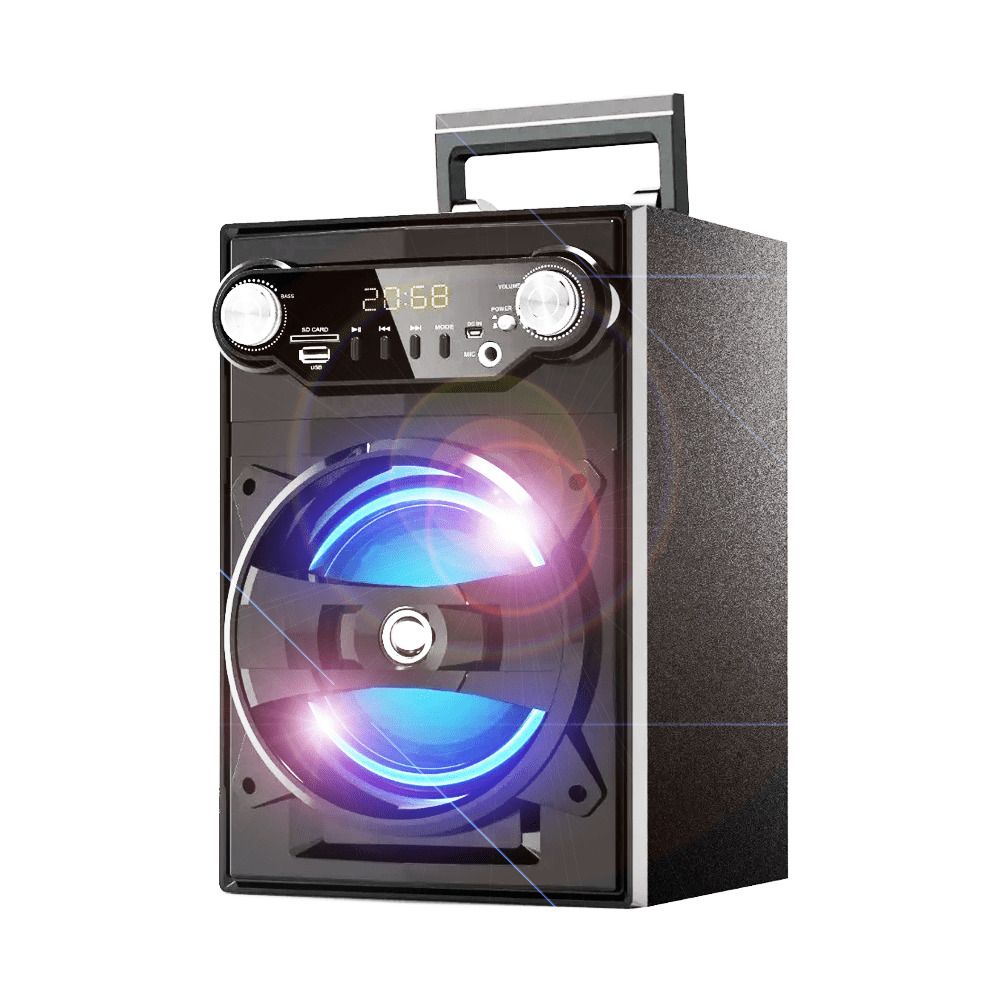 Parlante Portatil Bluetooth Excess Exc800 6 Pulgadas Led 12W