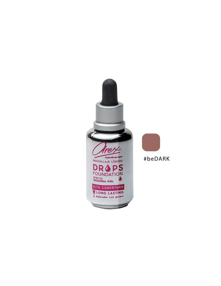 Base Drops Foundation Hipoalergénica Dark