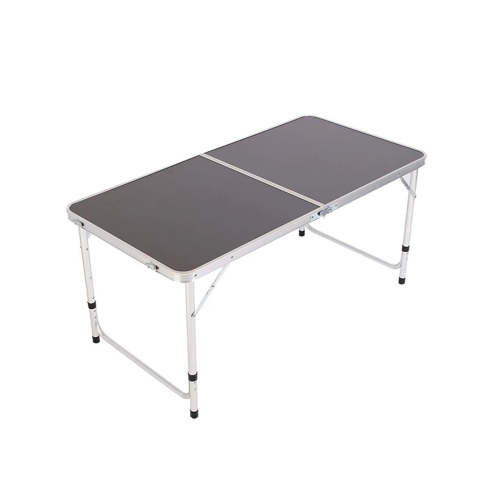 Mesa De Camping Plegable Doble Alpes Aluminio