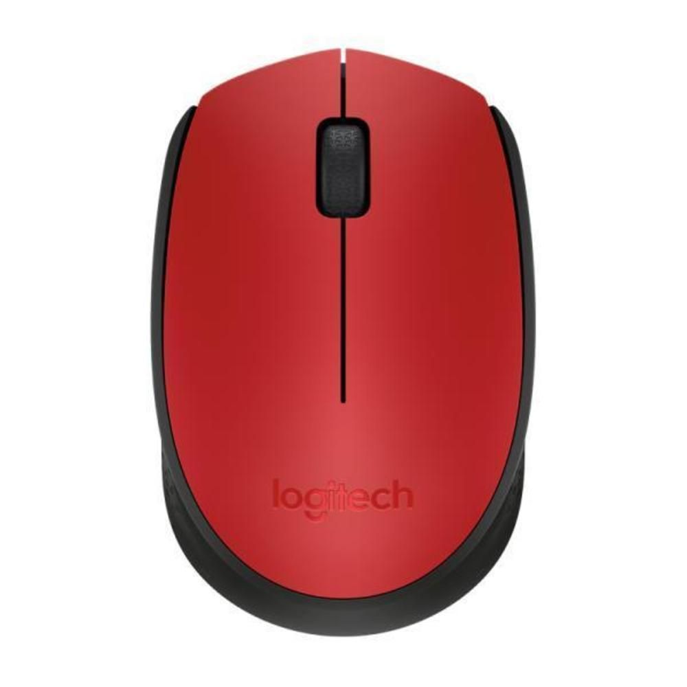 Mouse Wireless Logitech M170 Red (910-004941)