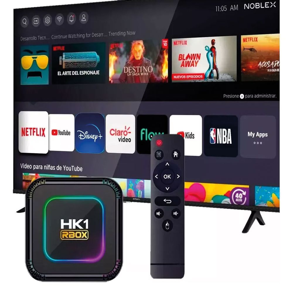 Tv Box Hk1 Rbox 8k Wifi 6 Bt5.0 4gb 32gb Premium 1 Año Garantia