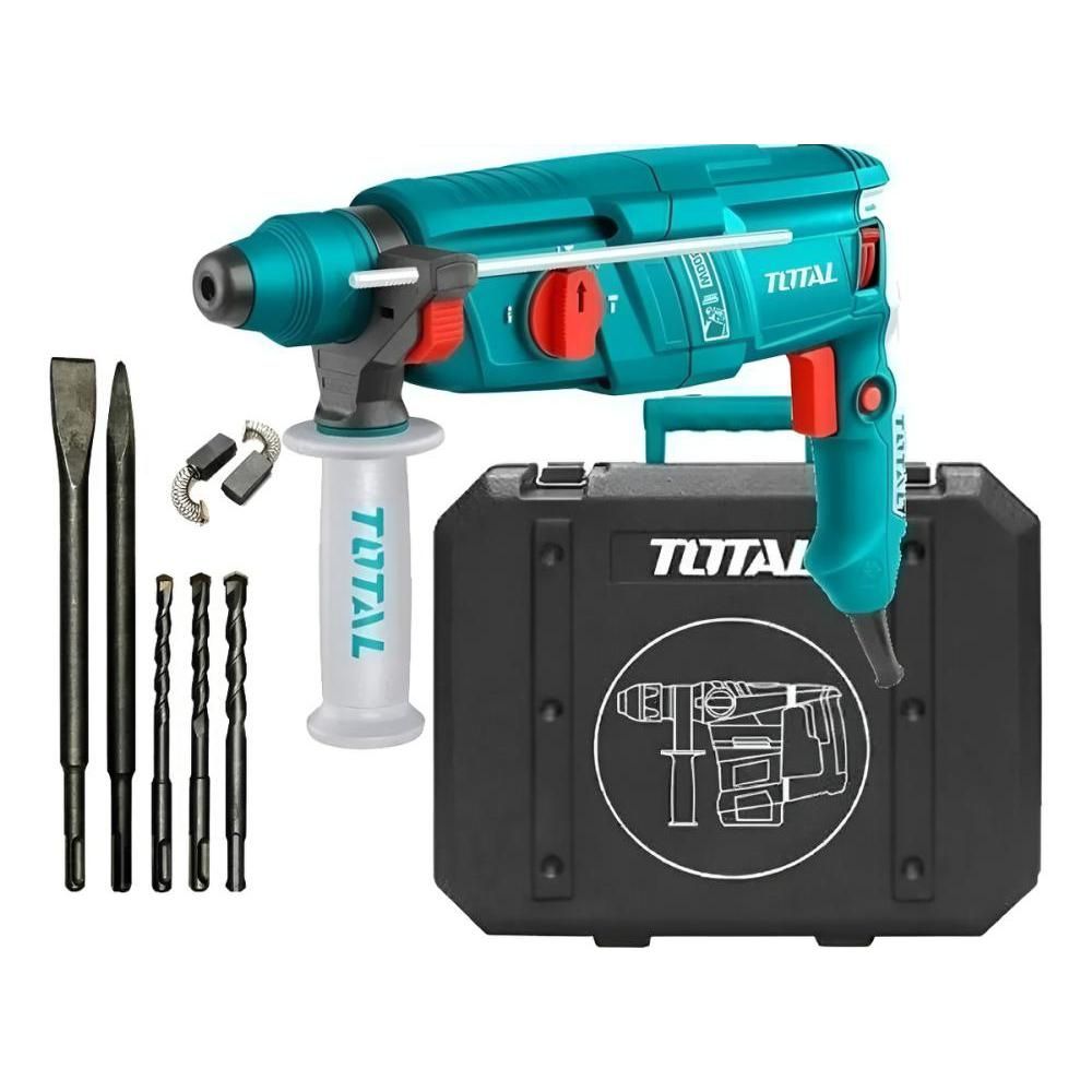 Rotomartillo Taladro Percutor 800w Sds Plus Total + Mechas Turquesa 50 ...