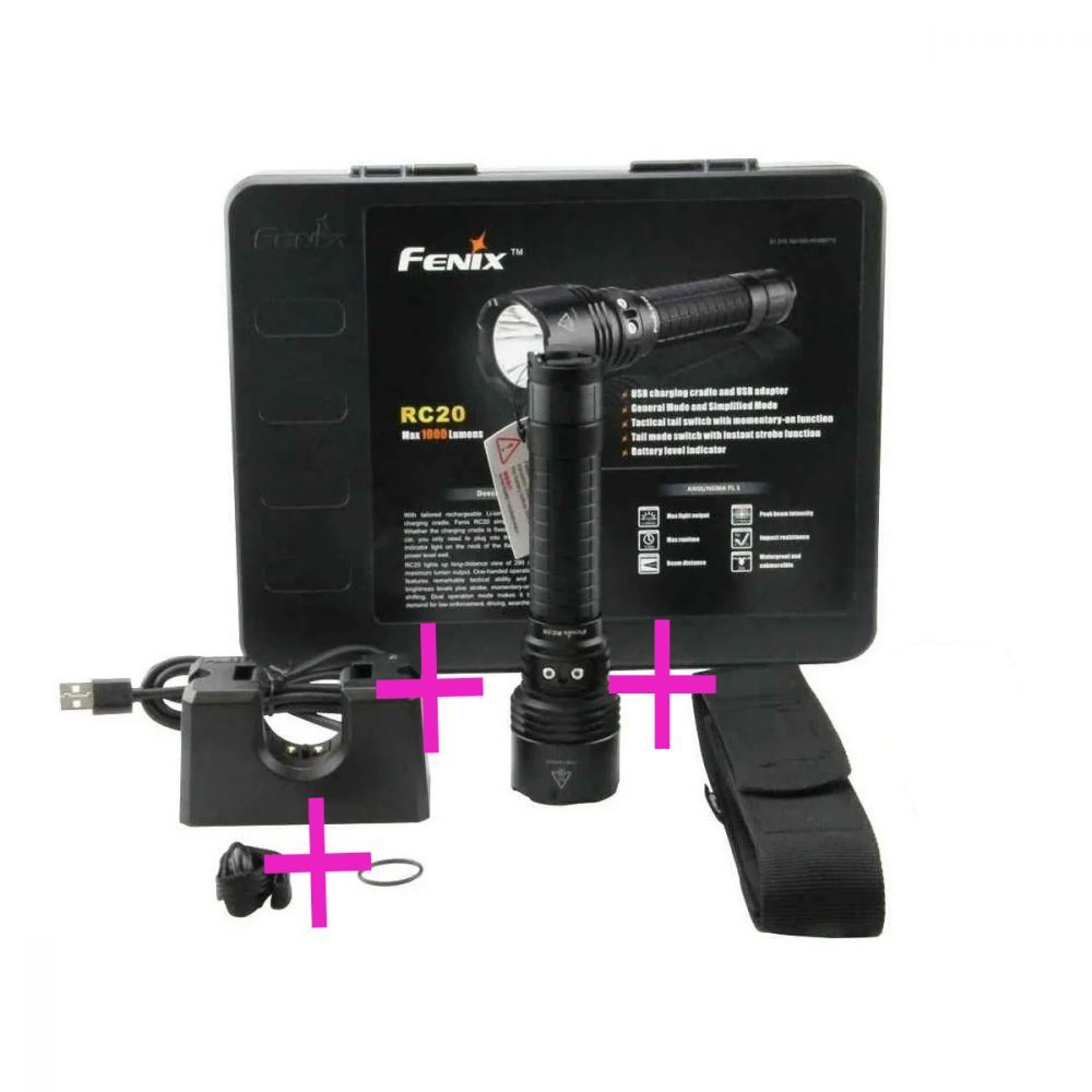 linterna fenix led profesional 1000 lumens 290 mts