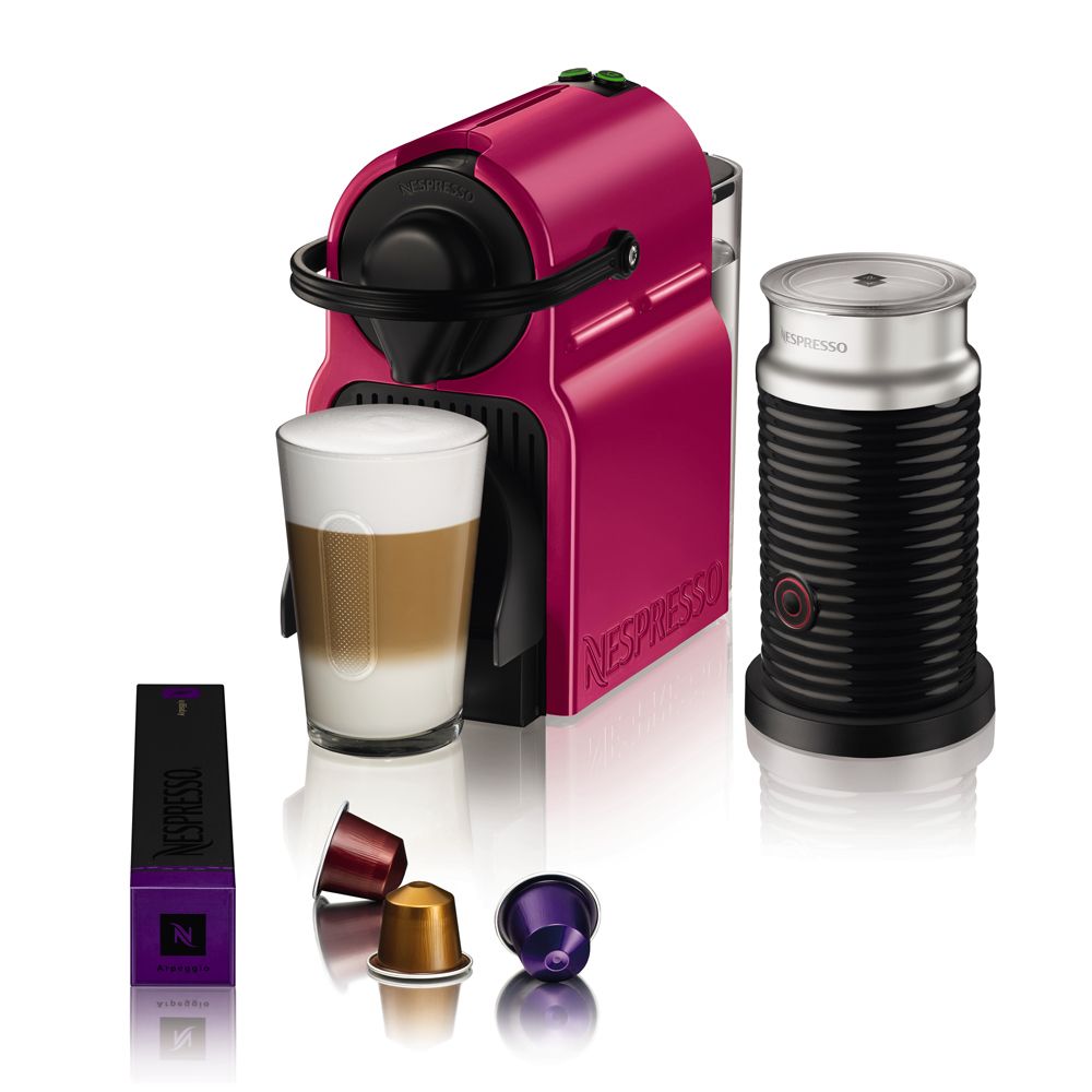 CAFETERA EXPRESS NESPRESSO INISSIA FUCSIA PACK