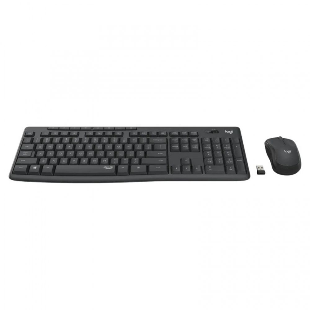 TEC+MOUSE LOGITECH MK295 SILENT WIRELESS BLACK