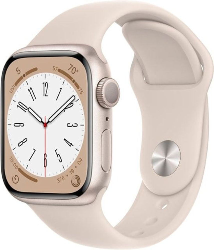 Reloj Inteligente - Apple Watch Series 8 (41mm) con GPS - Starlight
