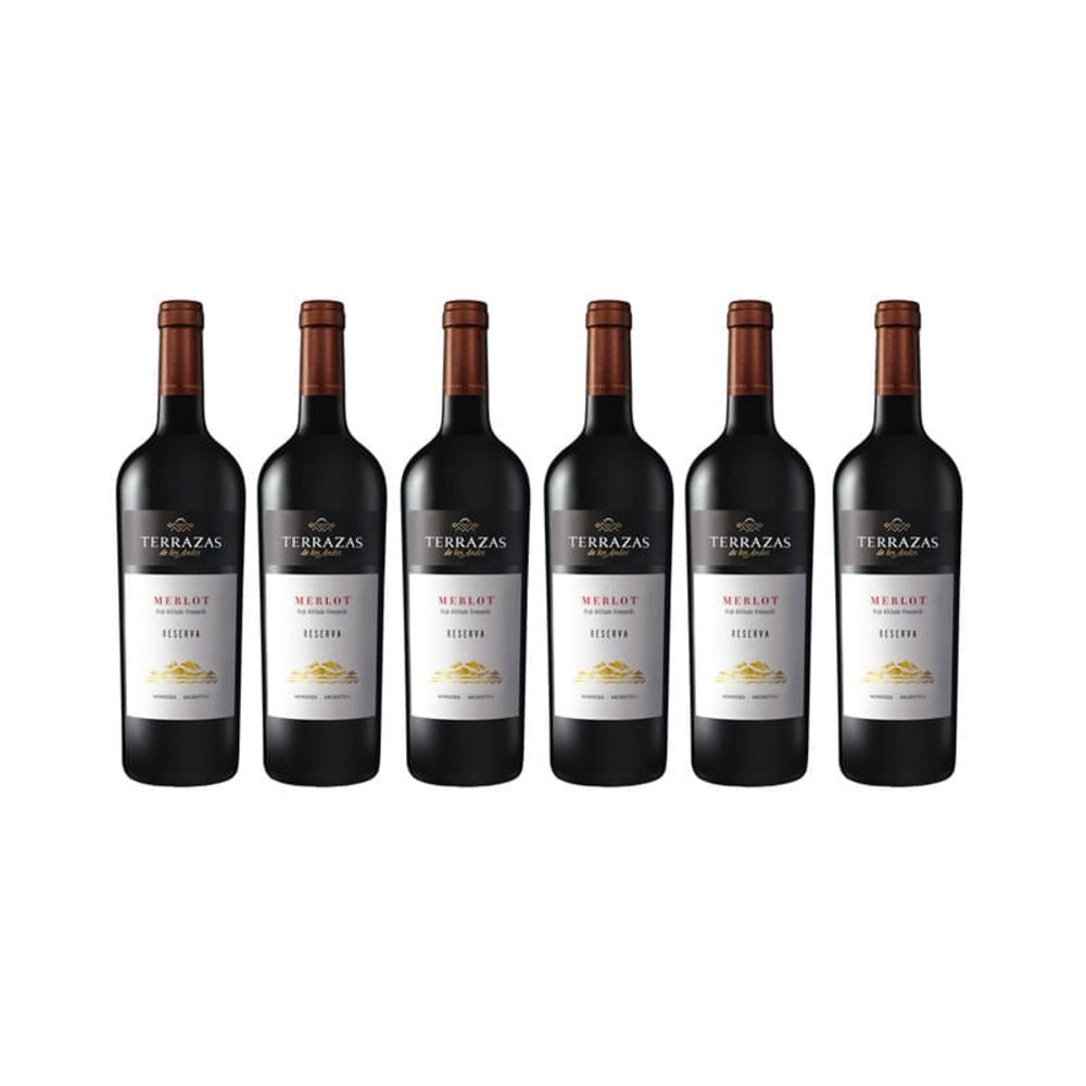 Vino Terrazas de los Andes Reserva Merlot x6