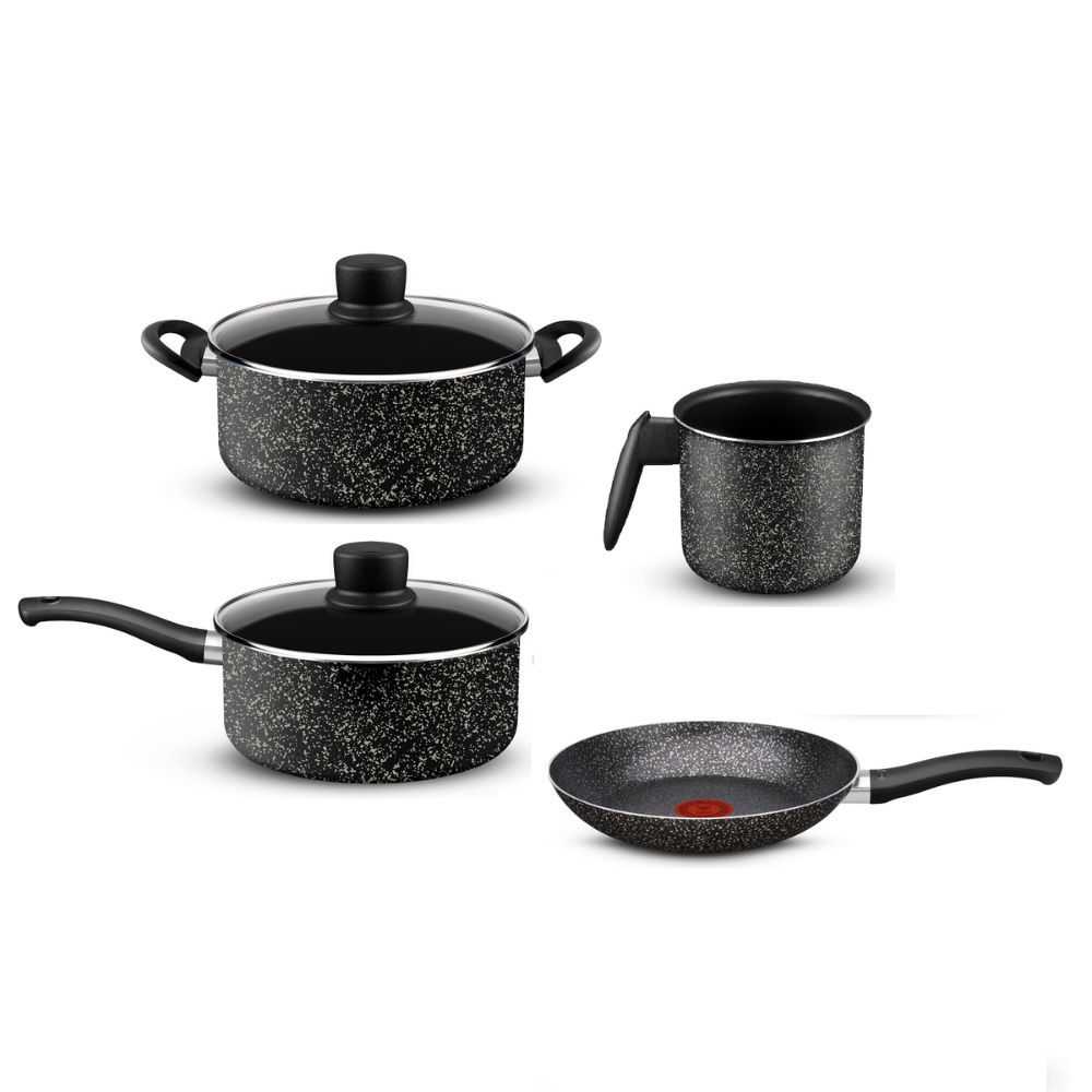 Set 6 Piezas Groupe Seb Tefal Stone Effect