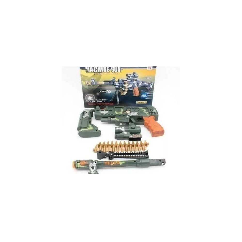 Ametralladora Machine Gun Color Verde