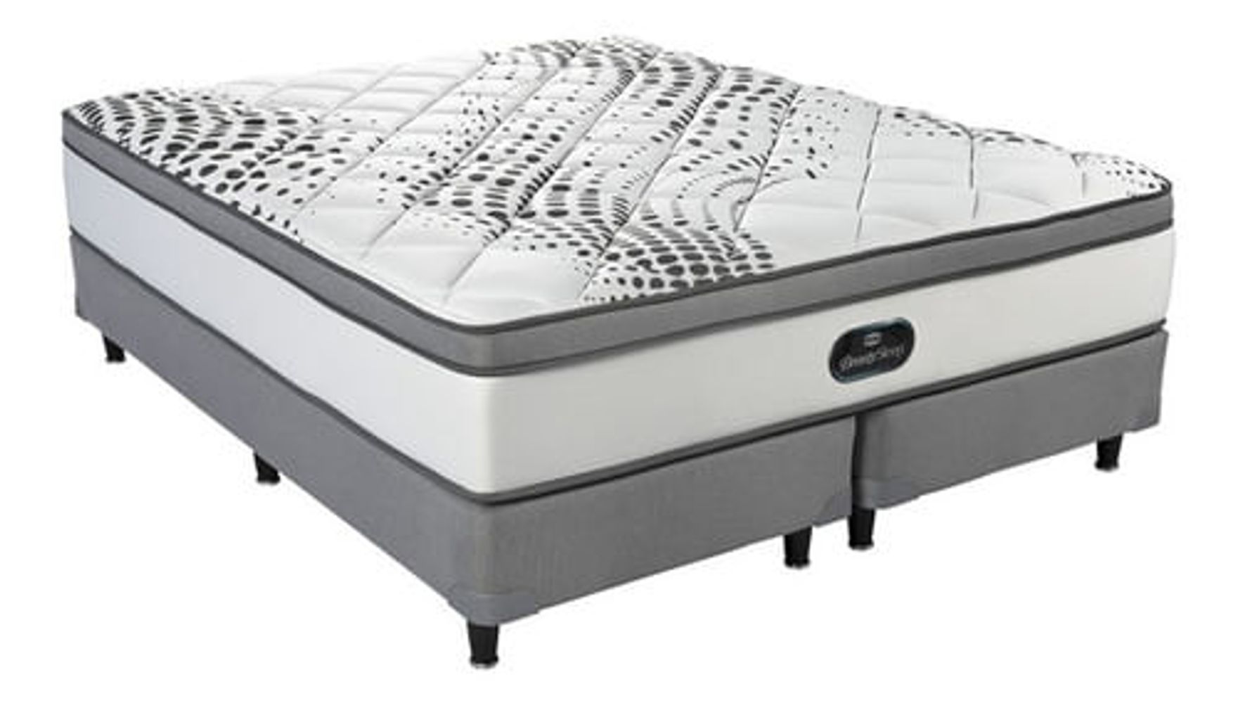 Sommier Simmons Beautysleep Queen 200 X 180 Cm Resortes