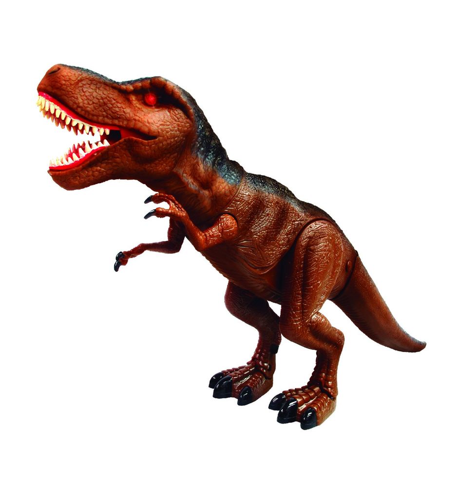 Mighty Megasaur Rex Con Luz,sonido, camina y mueve el cuello 37 x 12 x 30