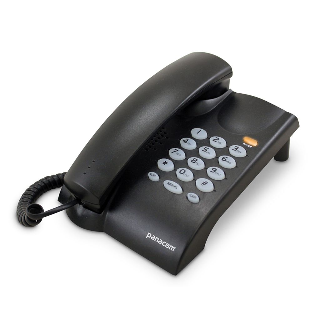 TELEFONO CON CABLE PANACOM PA-7410 NEGRO