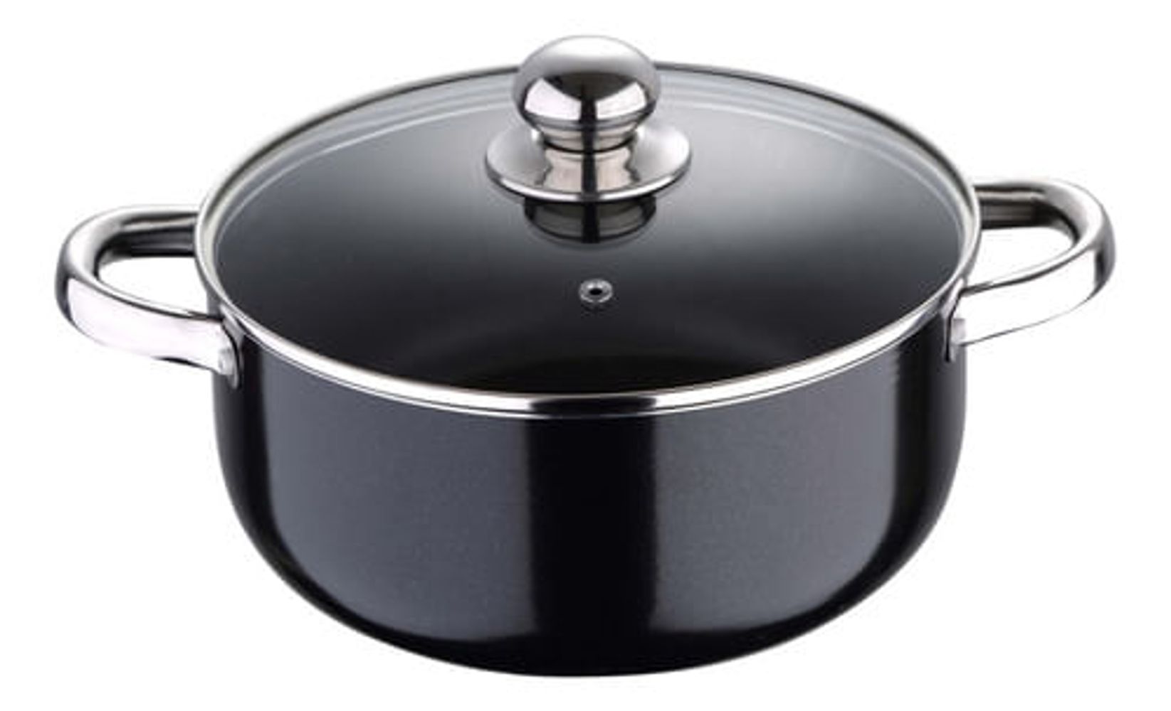Olla Cacerola 20cm Antiadherente Pixel Pro 2.2 L Tapa Vidrio