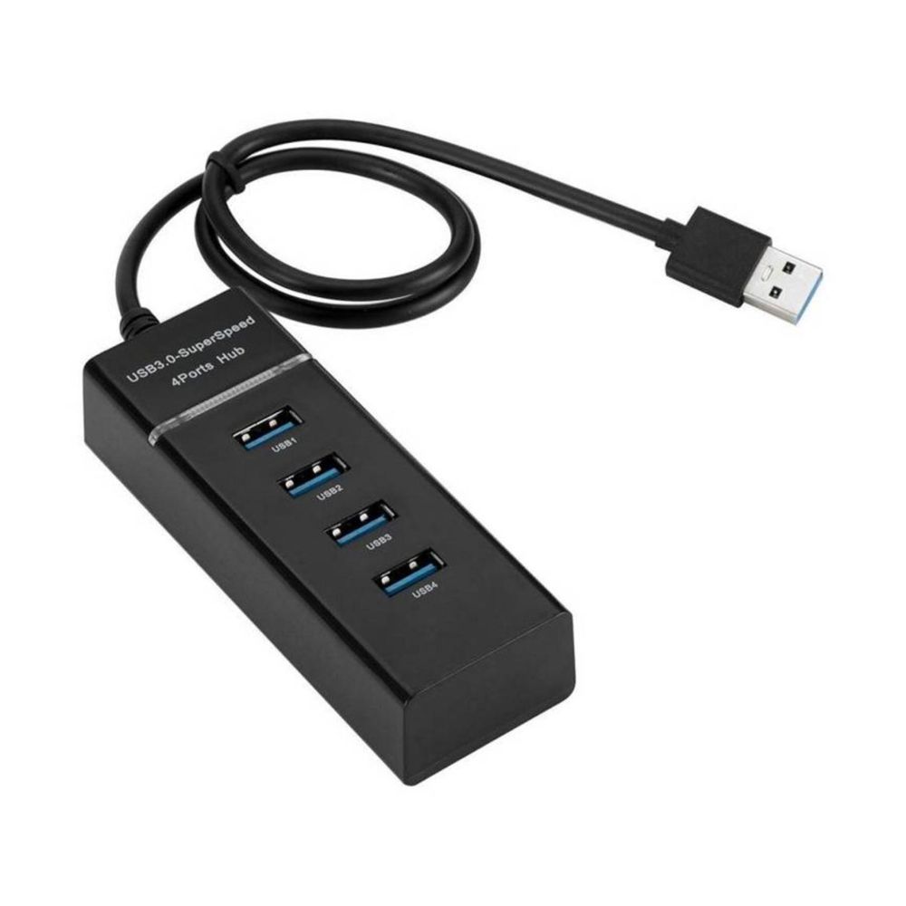 Hub Usb Multiplicador 4 Puertos 3.0 Usb Luz Led Pc Notebook