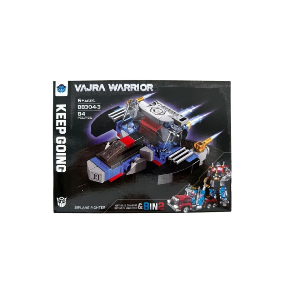 Bloques Transformables Vehículos - Juguetech Bb304 Biplane Fighter