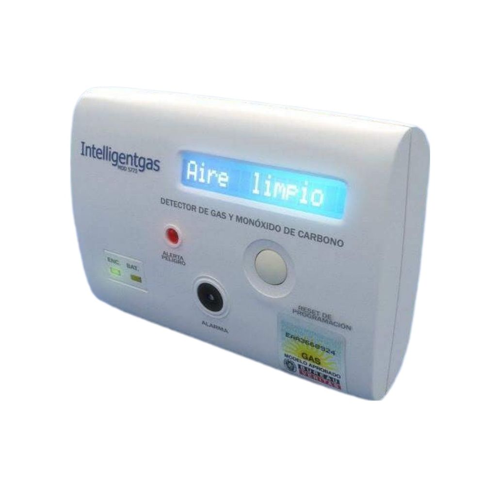 Detector Dual IntelligentGas Monóxido de Carbono y Gas Natural