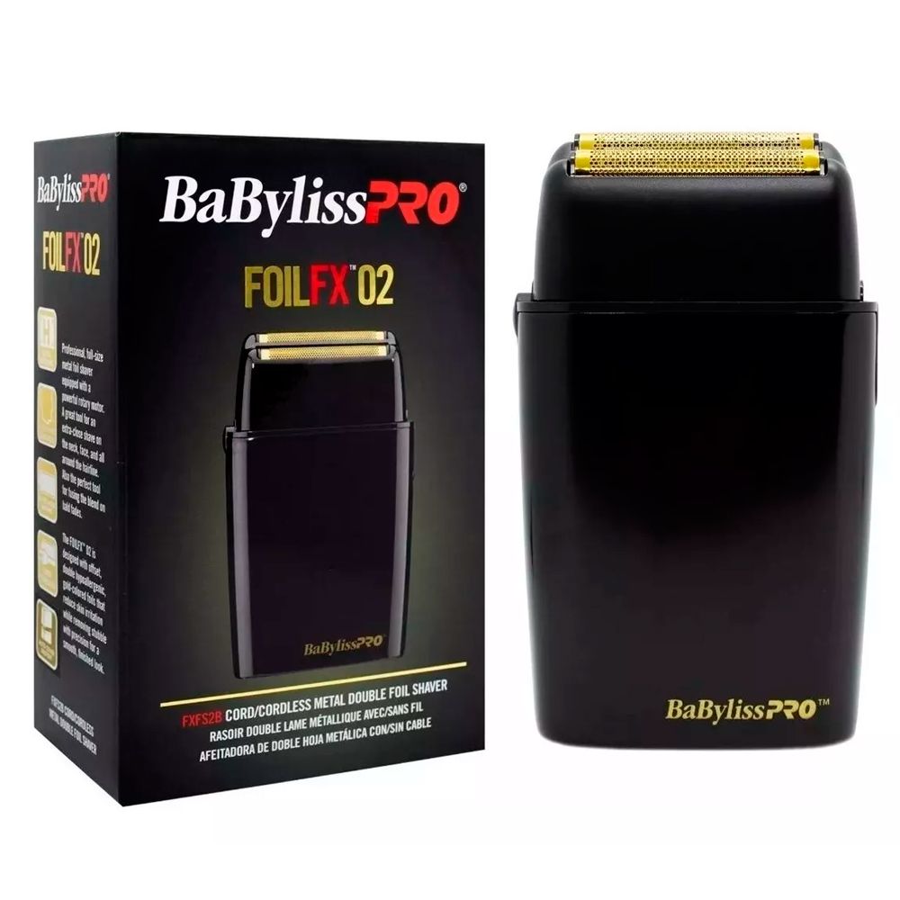 Babyliss Afeitadora Fx02 Black Shaver Barberia Profesional