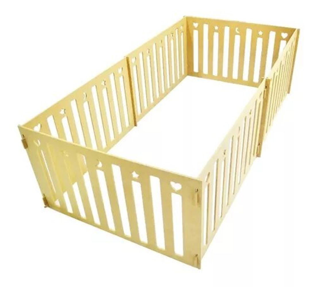 Corralito Corral Pelotero Madera 200x100x60cm Extensible