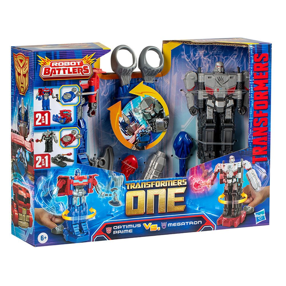 Hasbro Transformers One Playset 28cm Robot Battlers Multipack Optimus ...