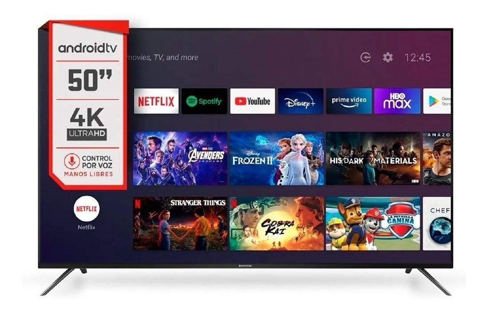 Smart Tv Hitachi 50" 4K Android CDH-LE504KSMART21