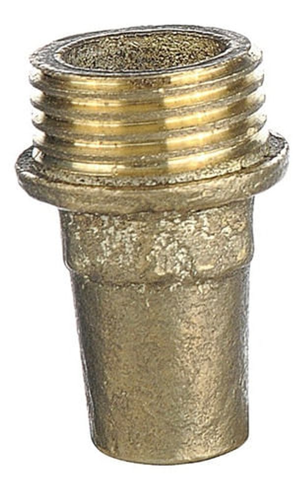 Tubo Macho De Bronce Para Soldar Plomo Liviana De 1/2