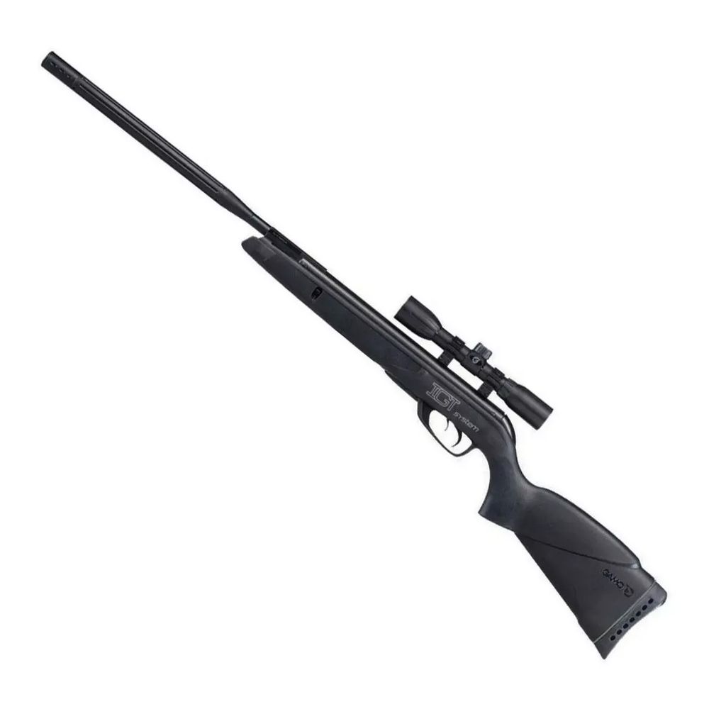 Rifle Aire Comprimido Nitro Pistón Gamo Wildcat Whisper IGT CAL 5.5 + Mira