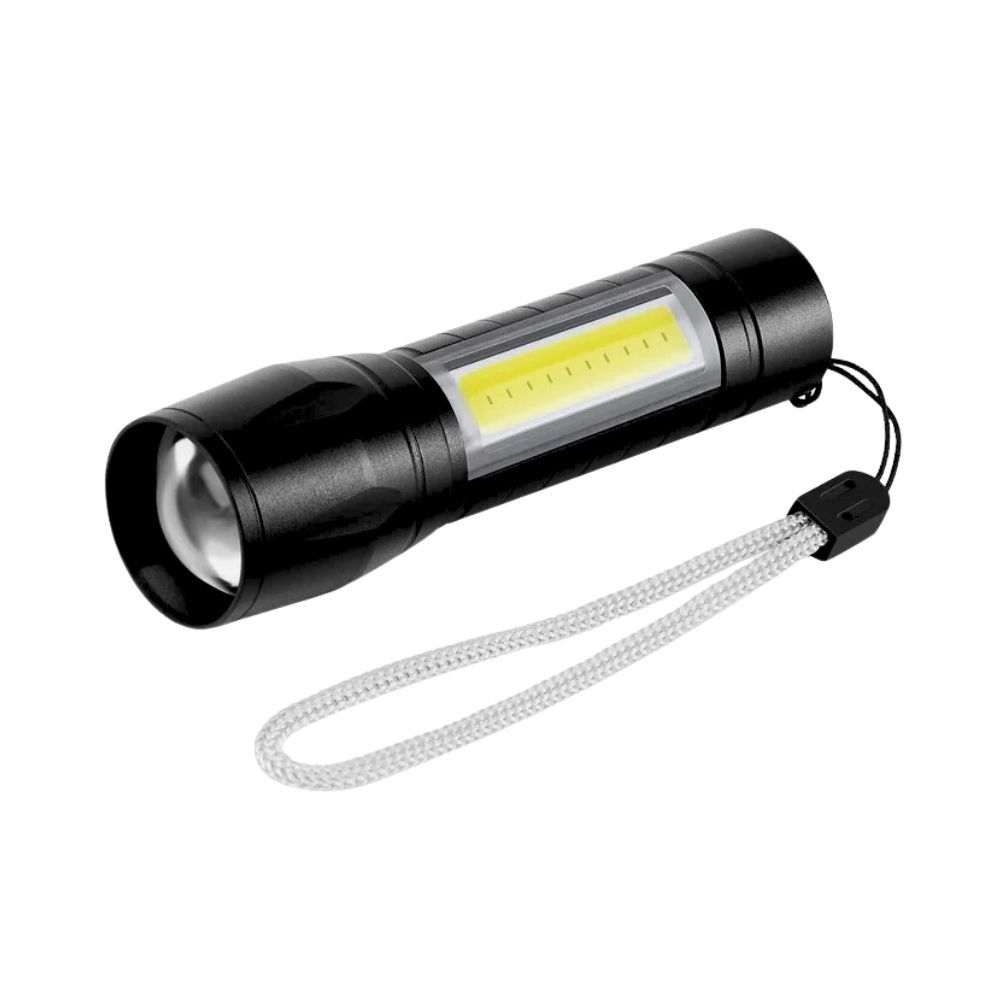 Linterna Led Mini Recargable 3 Modos De Luz Plastico Dinax DX-1LINFLA1