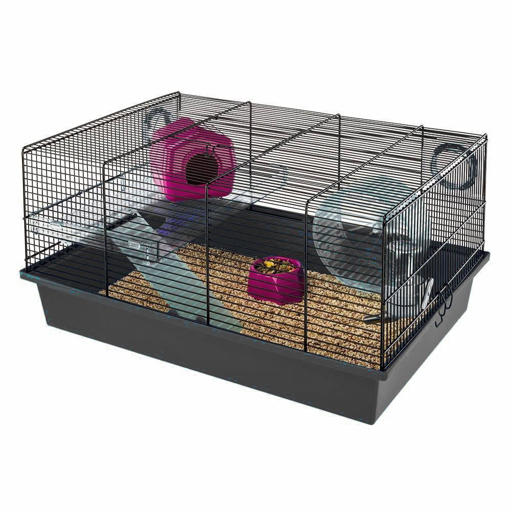 Hamstera Ferplast Milos negra 50x35x25h cm