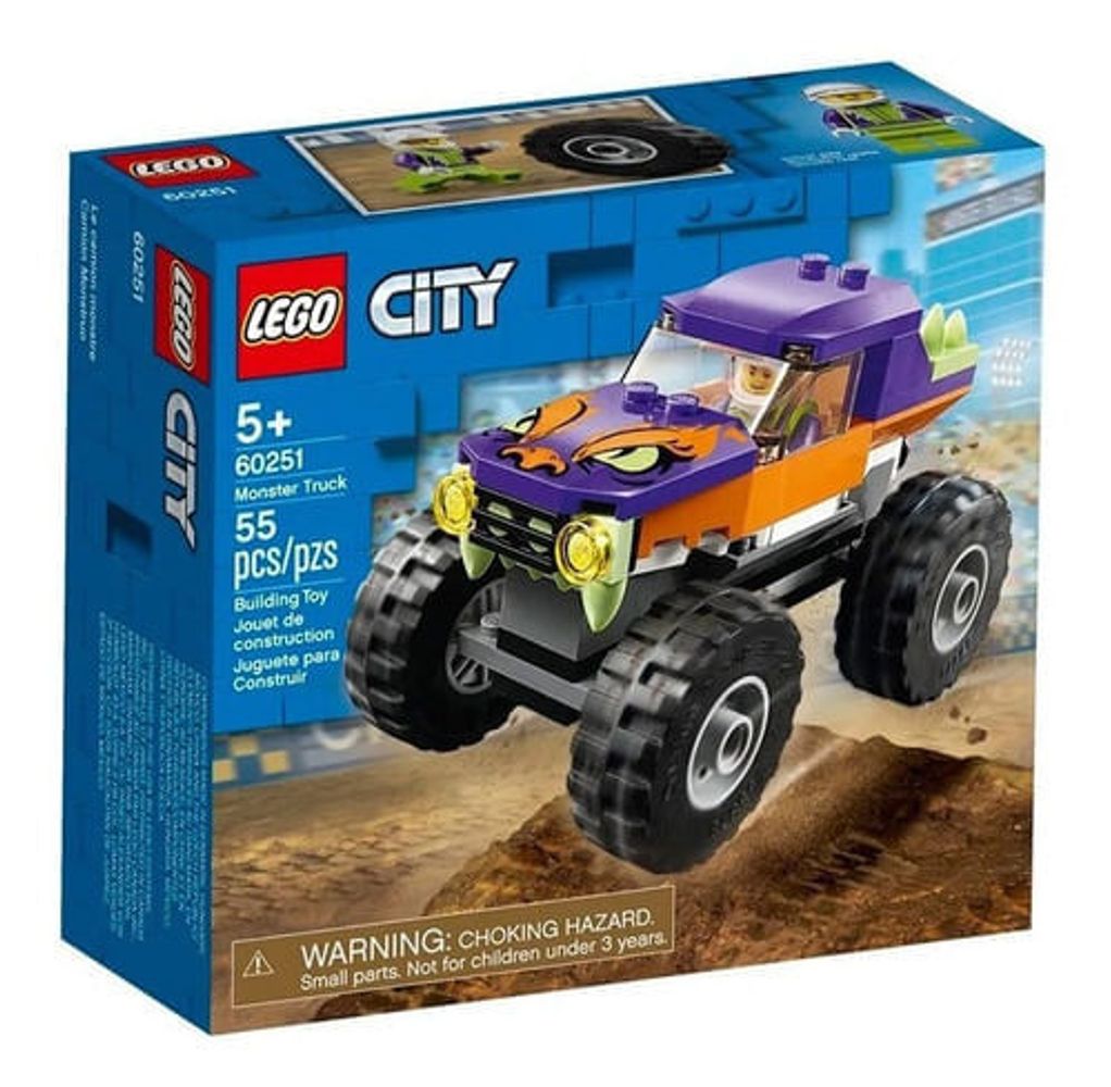 Lego City Monster Truck 60251 55 Piezas