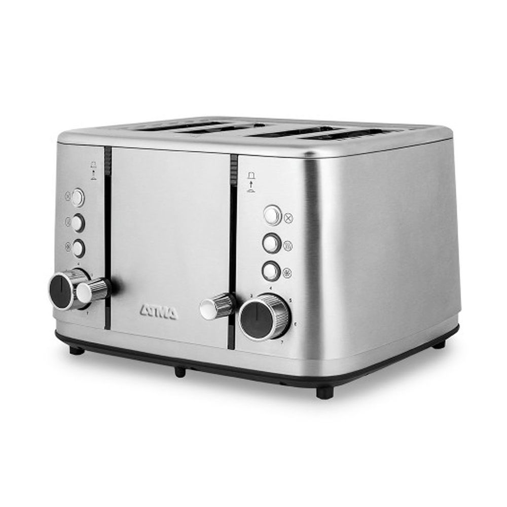 Tostadora Electrica Digital Atma TO9000IP Acero Inox 4 Panes 1850 Watts