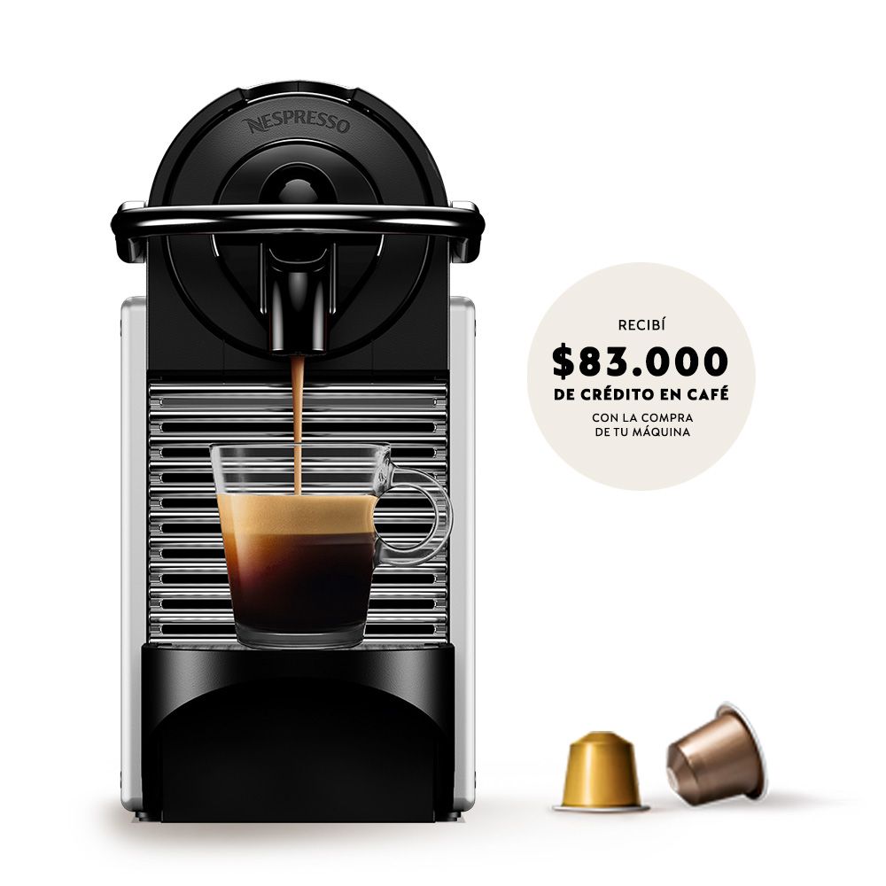 Cafetera Nespresso Pixie Silver D62