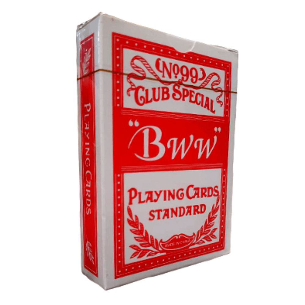 Cartas de Poker Club Special BWW Bontus - Art.630Rojo