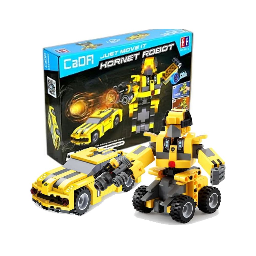 Robot para Armar 2 en 1 Pull Back Hornet