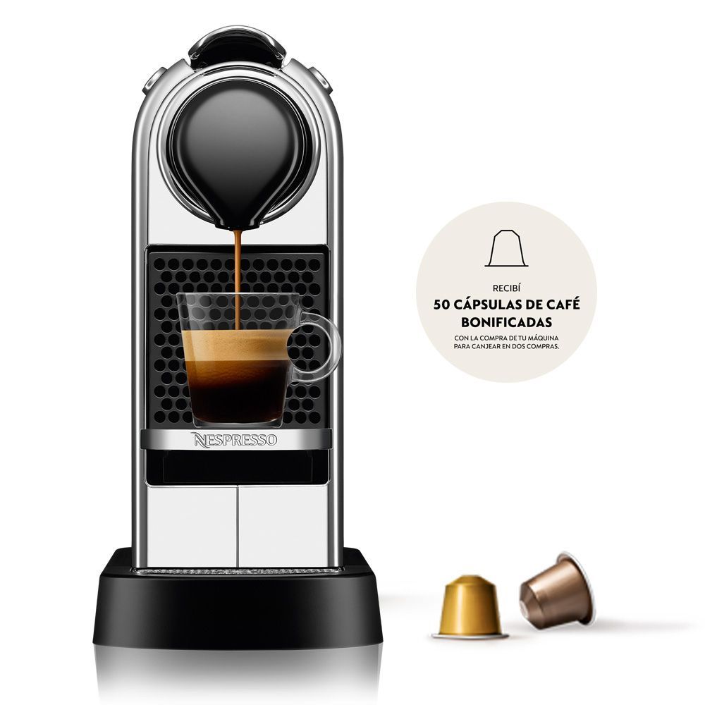 Cafetera Nespresso Citiz Silver C113