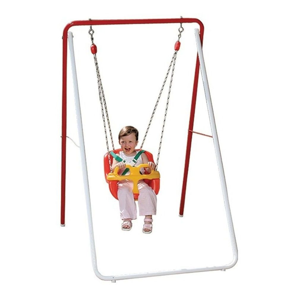 Hamaca Columpio Infantil Con Pórtico Metálico Rotoys 2021