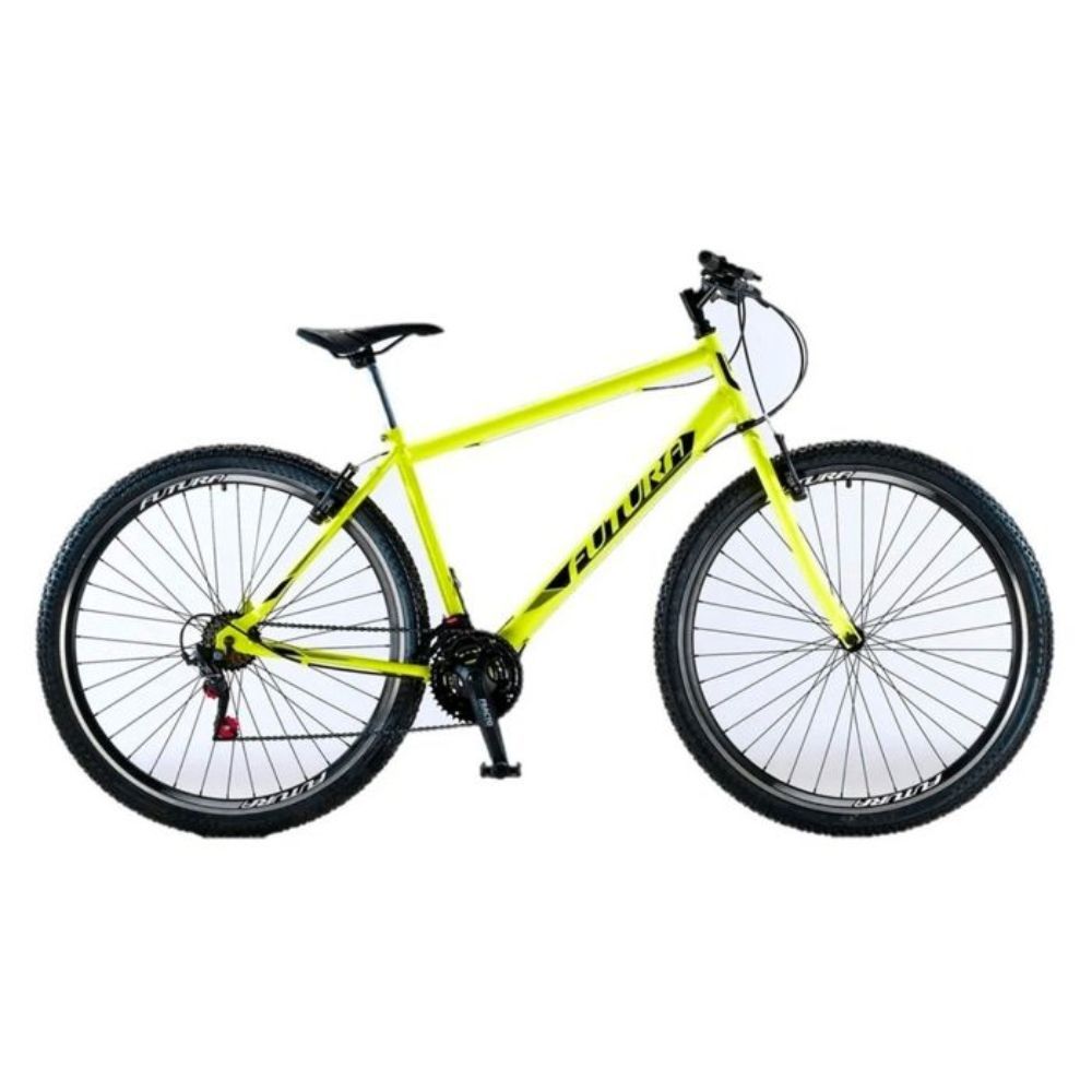 Bicicleta Mountain Bike Rodado 29 Acero Futura Techno Amarillo