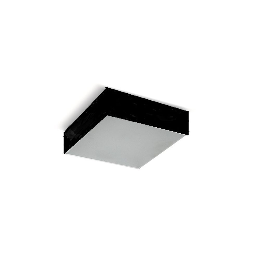 Aplique Techo Plafon Cuadrado Barcelona Negro