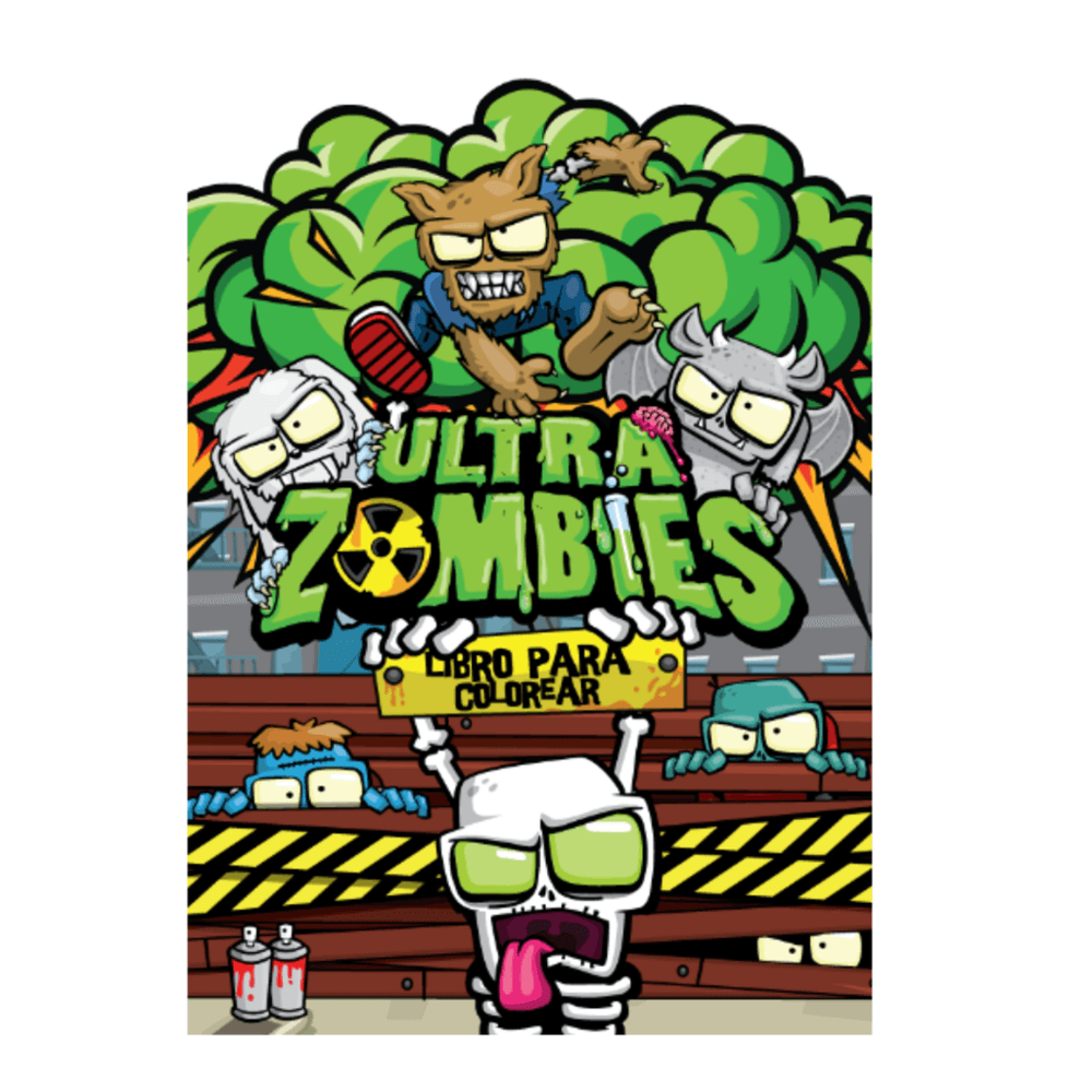 Libro Para Colorear Ultra Zombies 2317 Vl.3