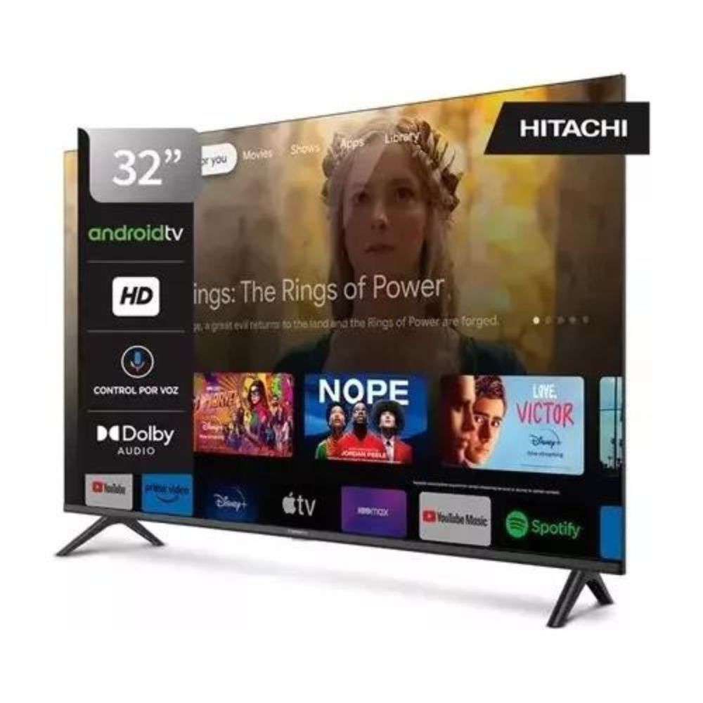 Smart Tv 32 Hd Android Tv Hitachi Le32smart23 Voz Bluetooth