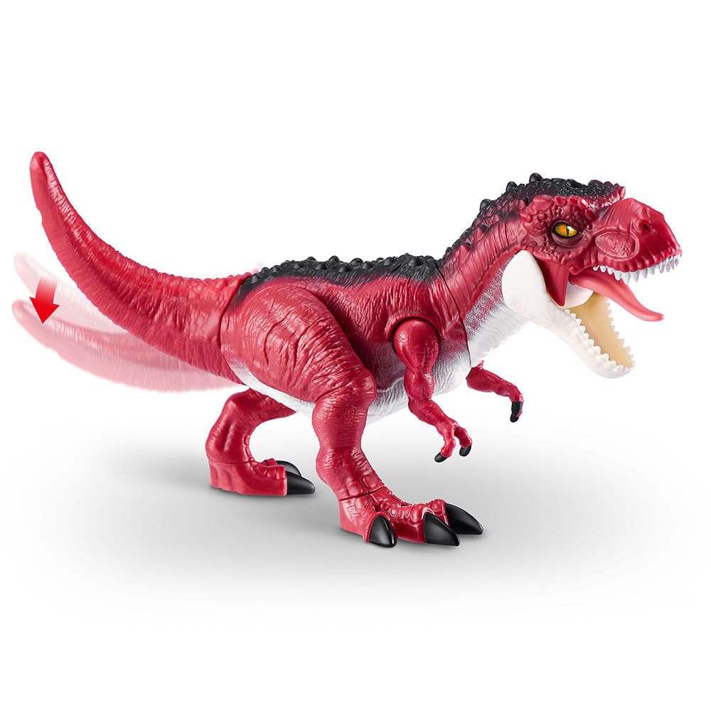 Robo Alive T Rex Y Terodactilo 15cm DUO Mecanizado Dino Action