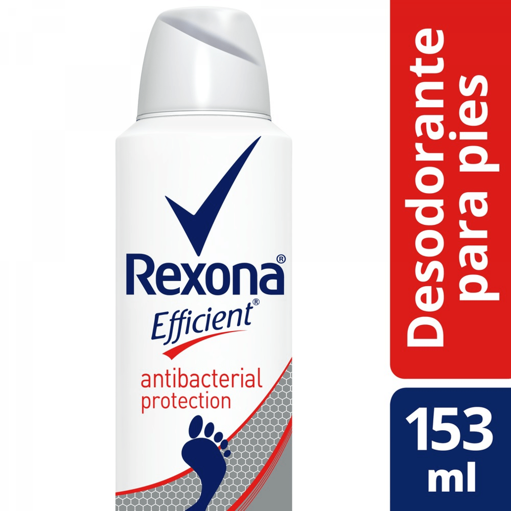 REXONA EFFICIENT ANTIBACTERIAL DEO AEROSOL 153ml Unilever