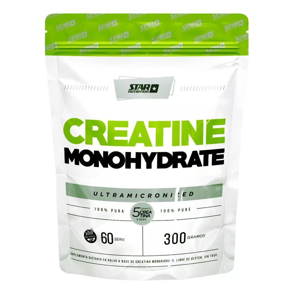 Creatina Monohidrato 300Grs Doypack Star Nutrition