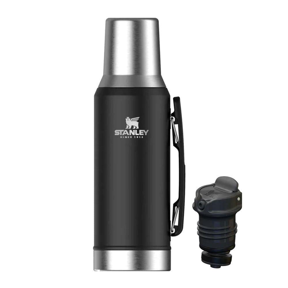 Termo Stanley Mate System Classic 1.2l Negro Pico Cebador Original