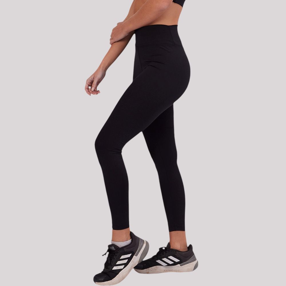 Calza Negra Deportiva Larga Mujer Yakka Talle L