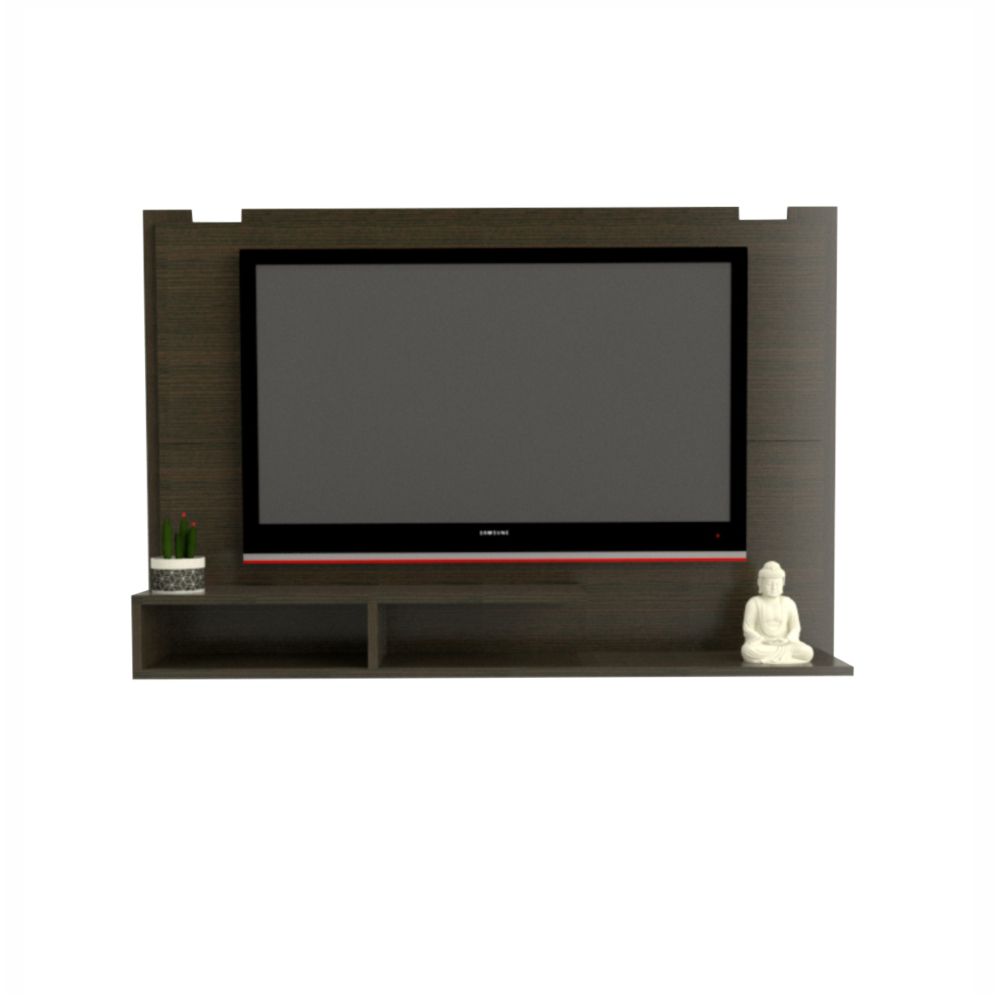 Panel Lcd Led Tv Rack 1041 Flotante c/ Soporte hasta Tv 52 Wengue