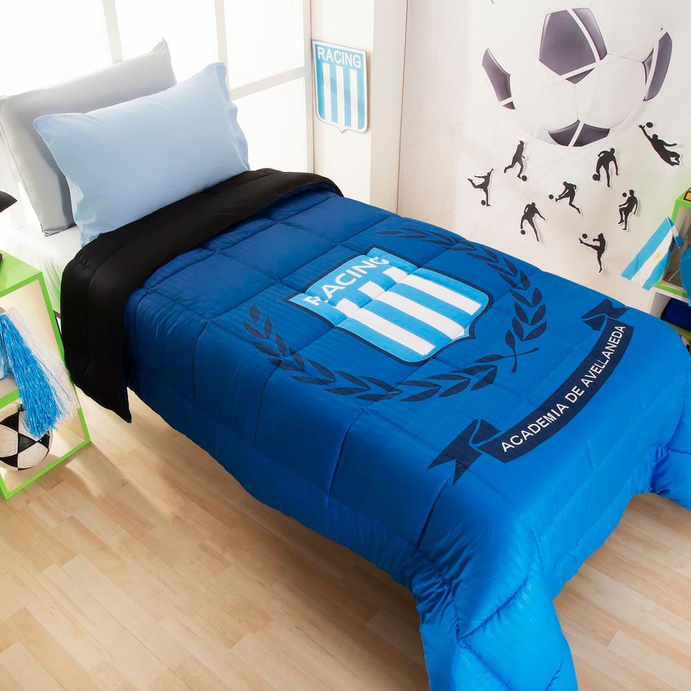 Acolchado Racing Club 1 1/2 plazas Estampado Digital Acade