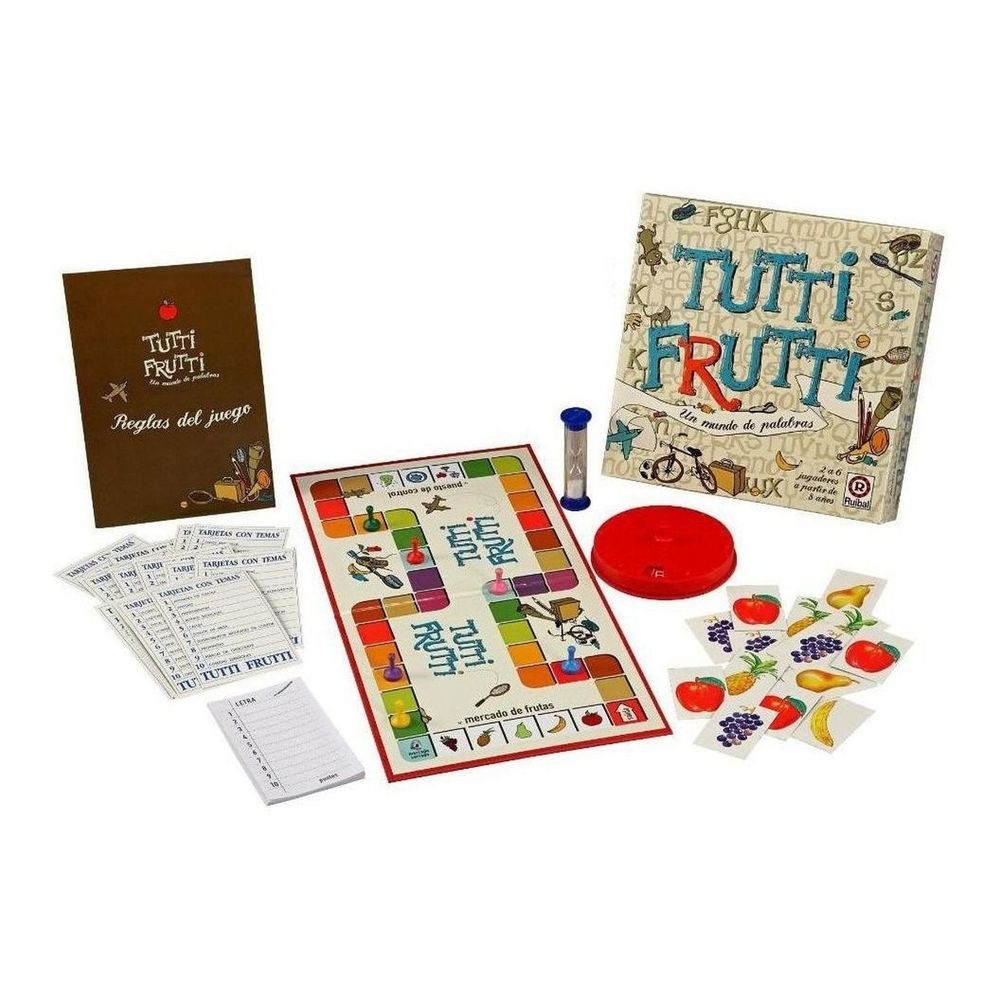 Tutti Frutti Un Mundo De Palabras Juego De Mesa Ruibal