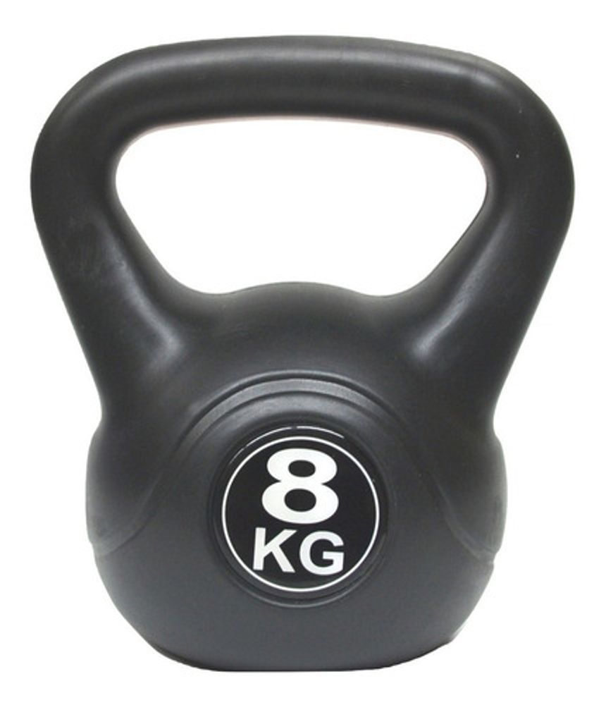 Pesa Rusa Gmp Recubierta En Pvc 8kg Kettlebell